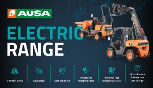 Oplev AUSA's electric range - Ahern Denmark